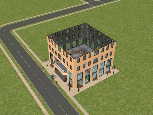 Mod The Sims 2X2 SkyScraper Empty As Reed By Kirsten5249
