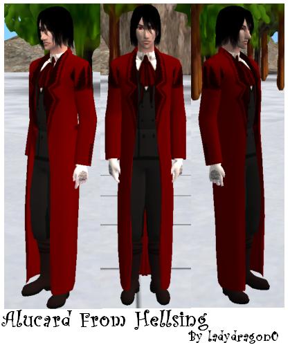Mod The Sims - Alucard from hellsing