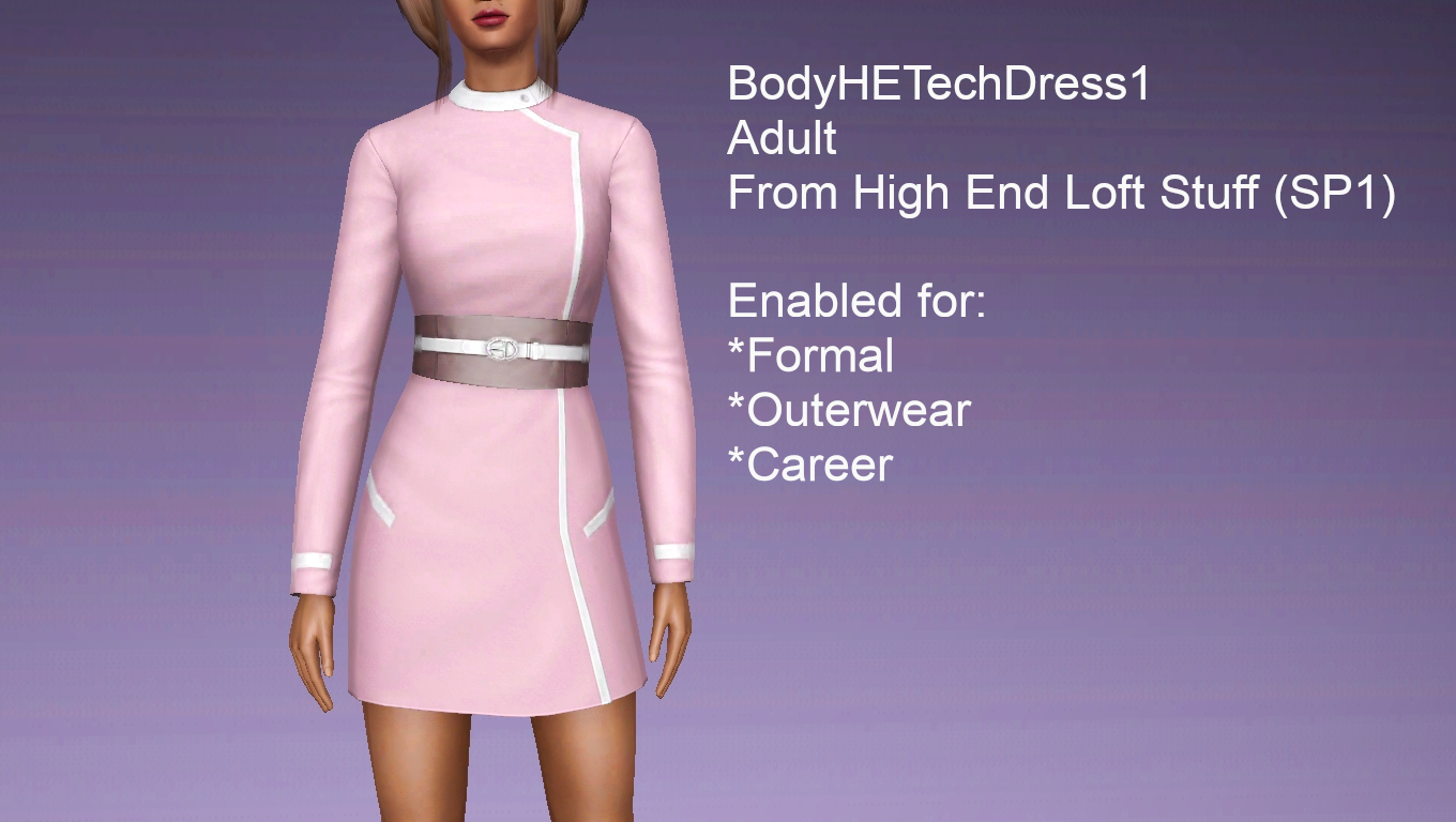Mod The Sims - Various EP/SP (+1 Base Game) Clothes Recategorized