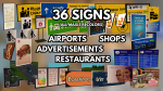 Mod The Sims - 36 Signs (All Maxis Recolors) - Great for community lots!