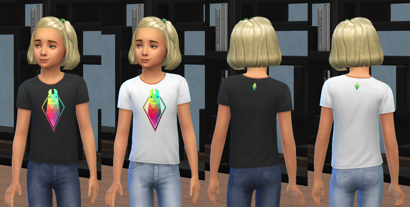Mod The Sims - Awe-Sim Llama T-Shirt - All Ages!