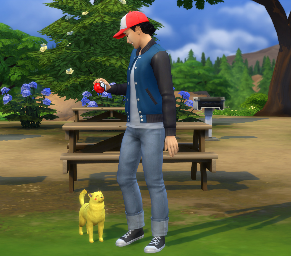 Mod The Sims - Poké Ball Pet Toy - 10 Colors & 2 Bonus Golden Poké Balls!