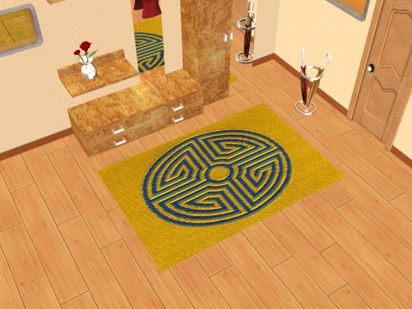 Mod The Sims - Labyrinthe rugs (three)