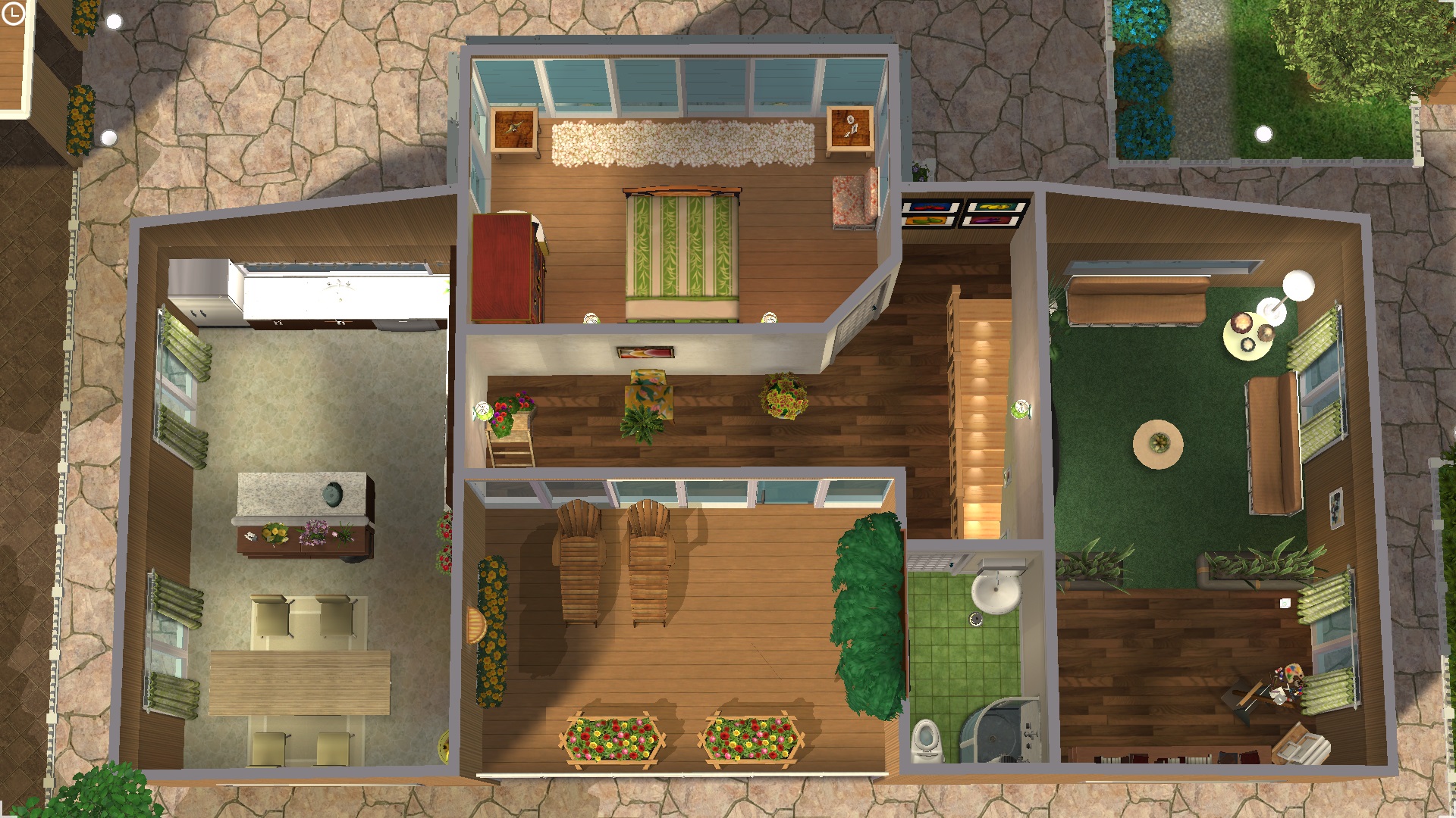 Mod The Sims - Modern Masterpiece - Maxis Makeover