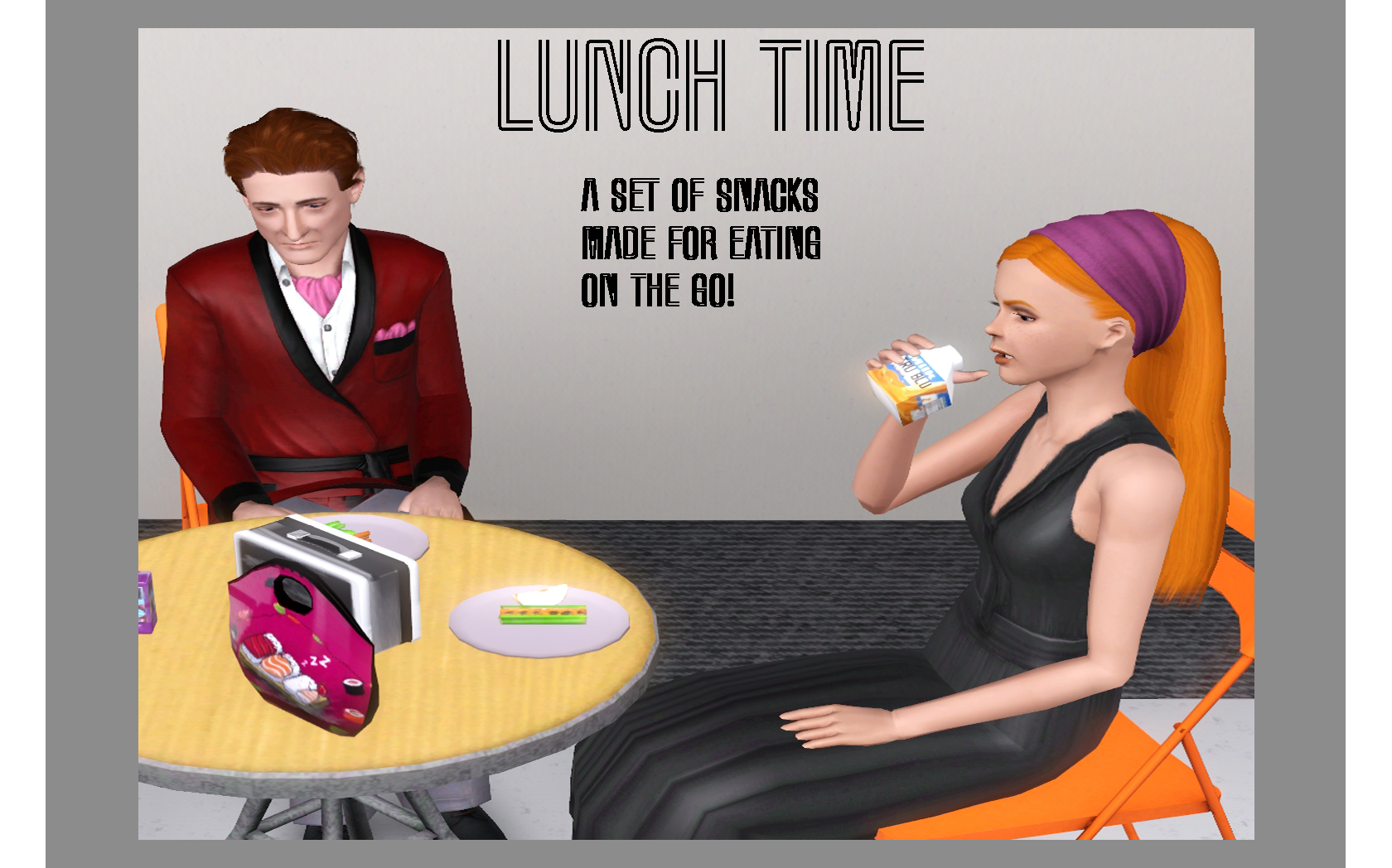 Mod The Sims - Lunch Time!.... Edible Lunch and snack set for sims on ...