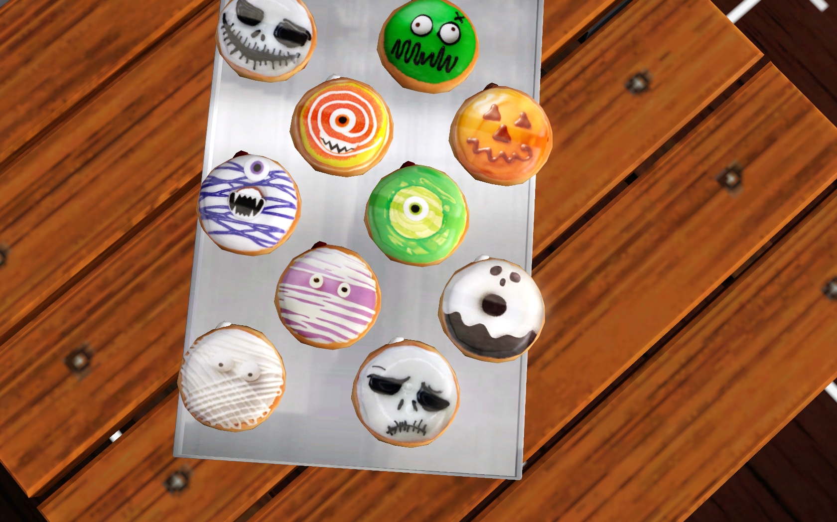 Mod The Sims - Spooky Edible Donut collection