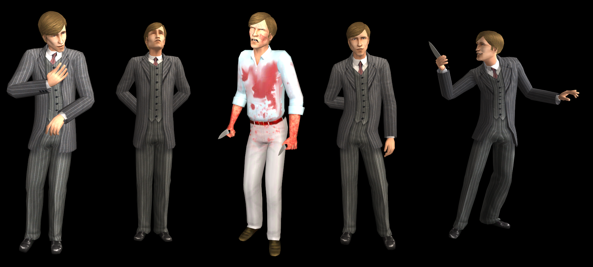 Mod The Sims - Hannibal Lecter (Mads Mikkselen Edition)