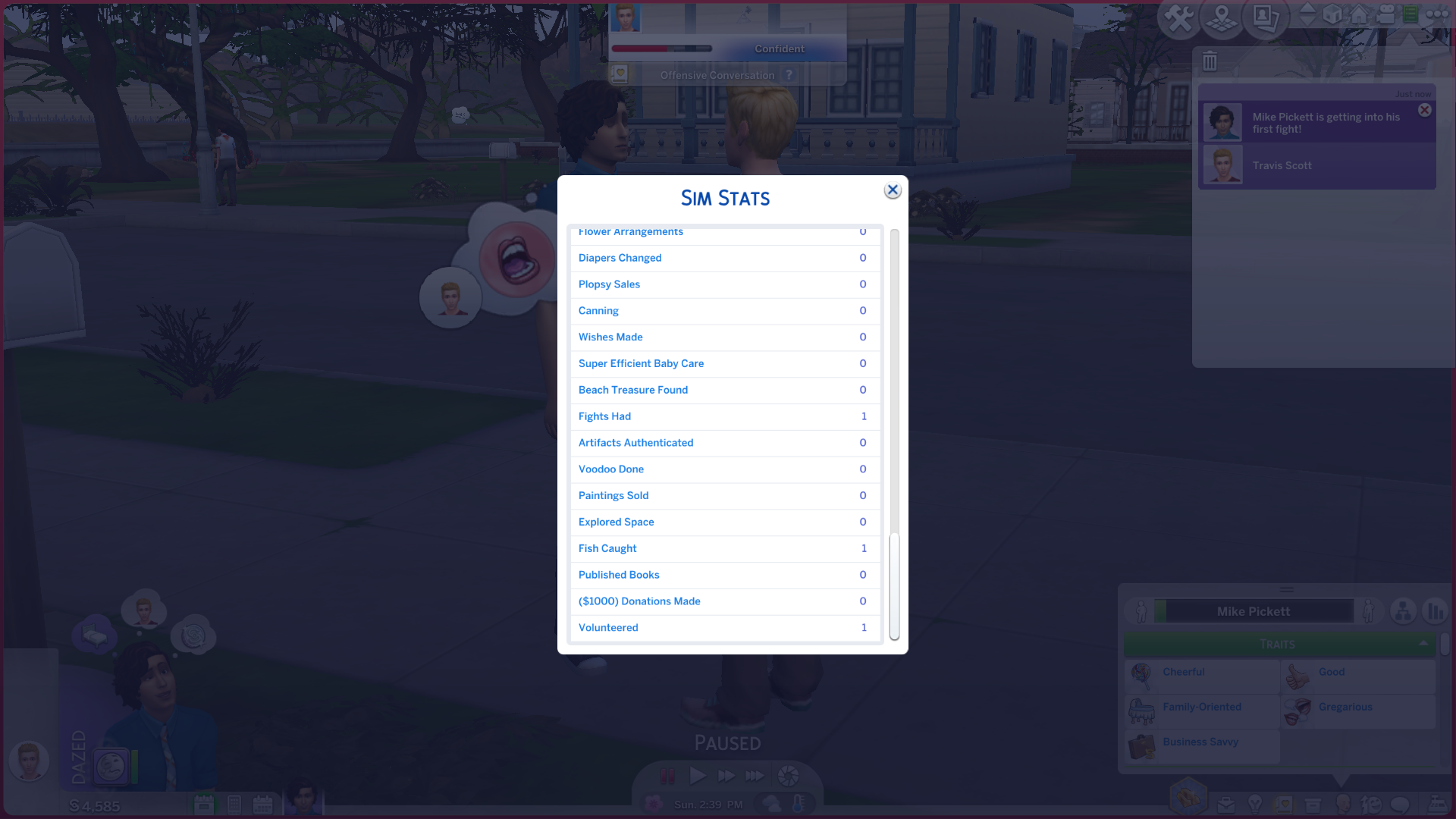 Mod The Sims - Advanced Sim Statistics