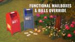 Mod The Sims - Functional Mailboxes and bills override