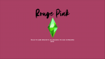 Mod The Sims - Rouge Pink Loading Screen