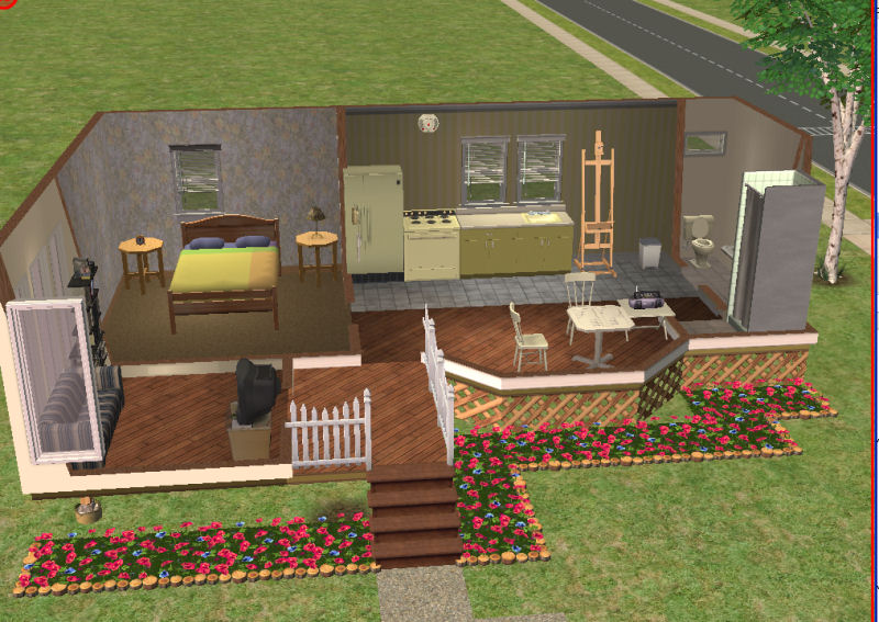 Mod The Sims - Small Loaded Trailer, Basegame, $19,919, fully furnished