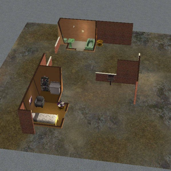 Mod The Sims - Urban Slum Cardboard Box Hovel for 1 $8862