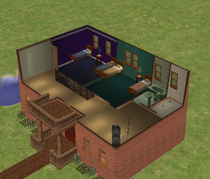 Mod The Sims - Greek House Residence (U+FT) $10,311 buy and go Greek