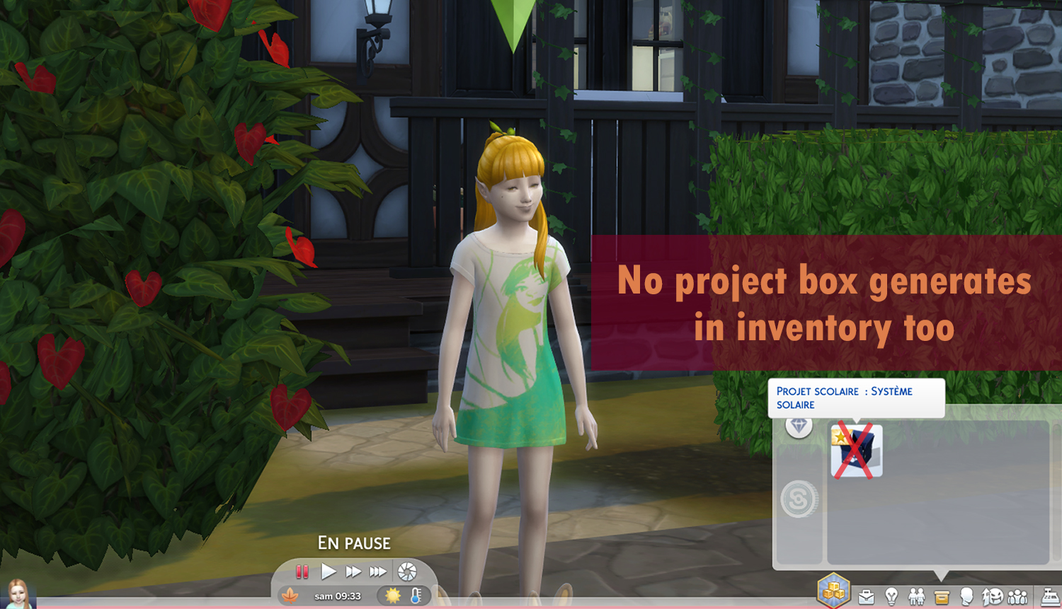 sims 4 school projects