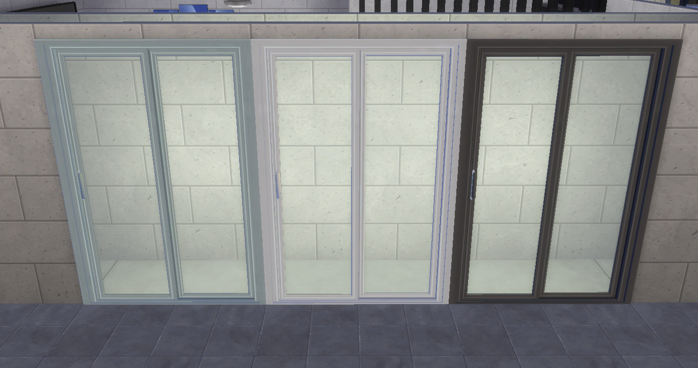 Mod The Sims - AshenSeaced - Sliding Door Recolored