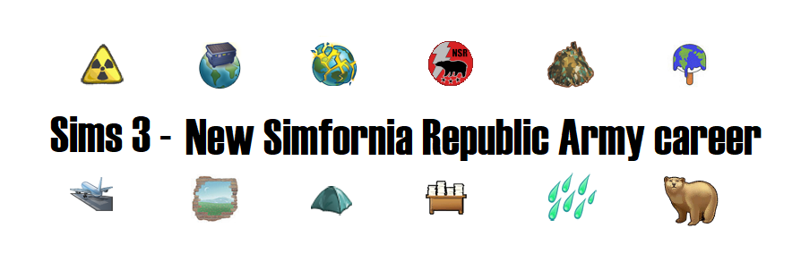 Mod The Sims - New Simfornia Republic Army career