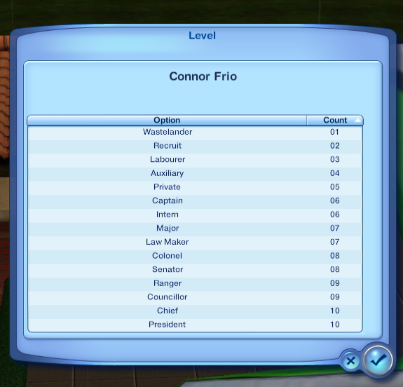 Mod The Sims - New Simfornia Republic Army career