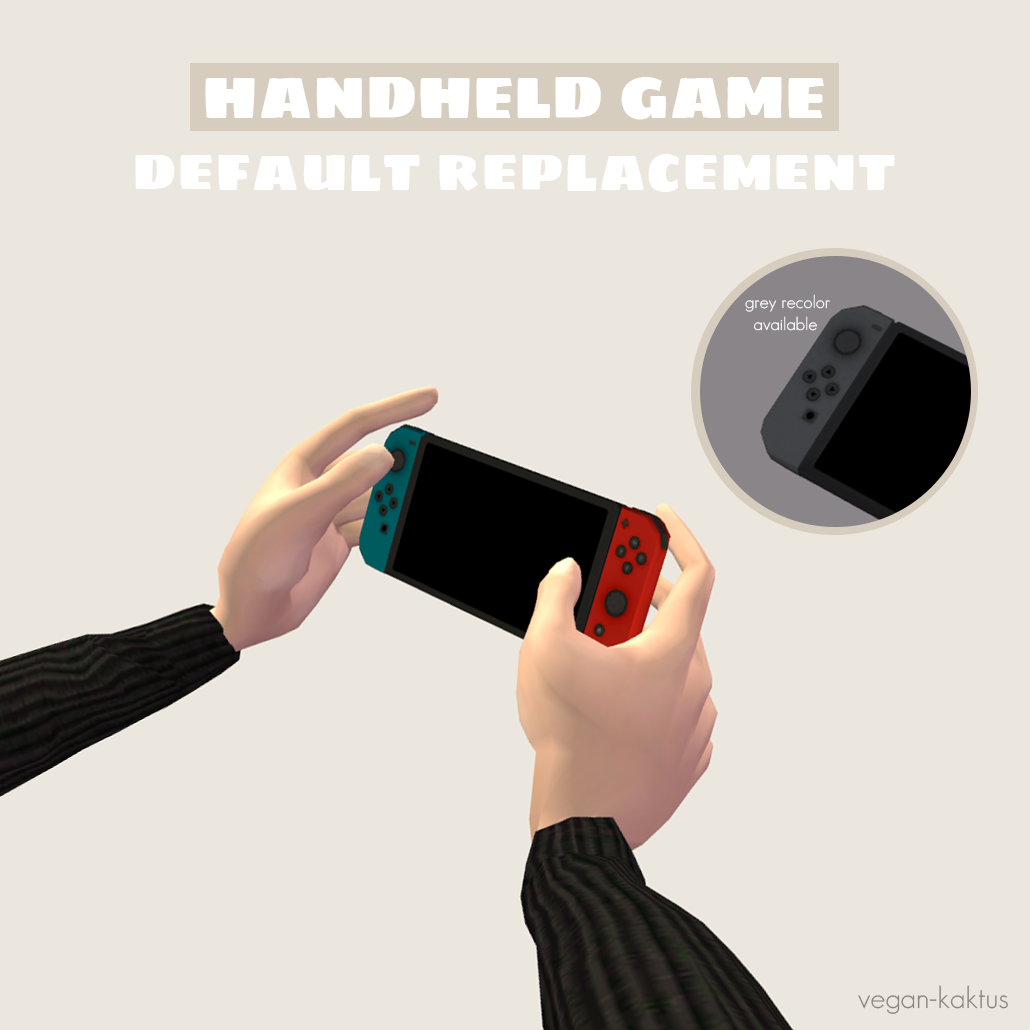 Mod The Sims - Handheld Game Default Replacement