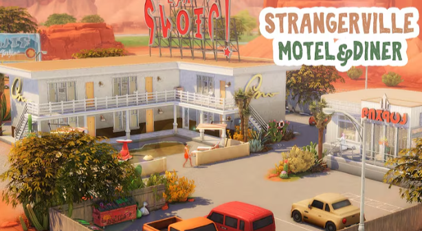 Mod The Sims - Desert Motel NO CC (OG by Sim Licy Stranger Ville Motel ...