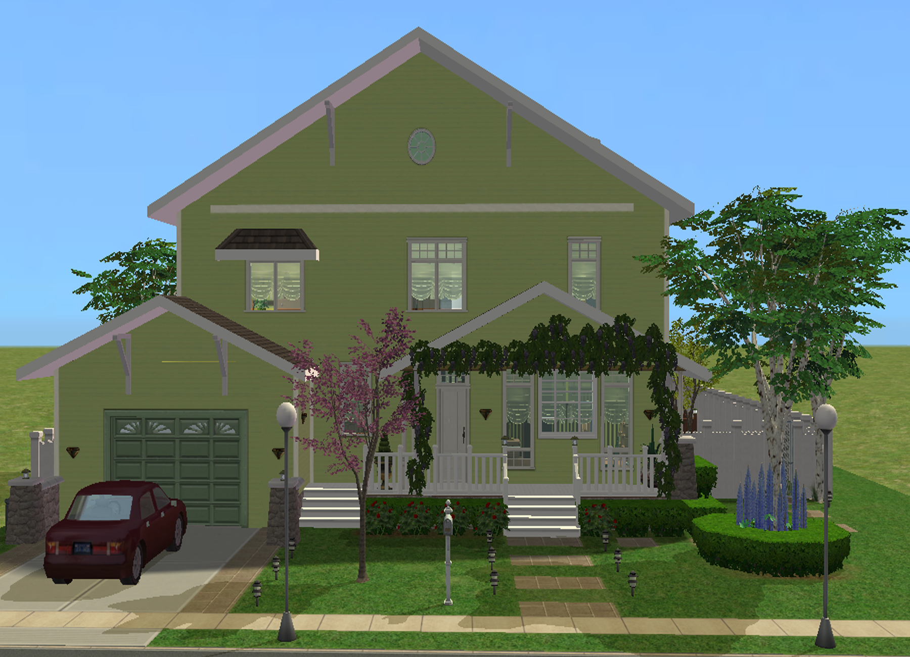 Mod The Sims - Wisteria Lane Houses Collection-Katherine Mayfair