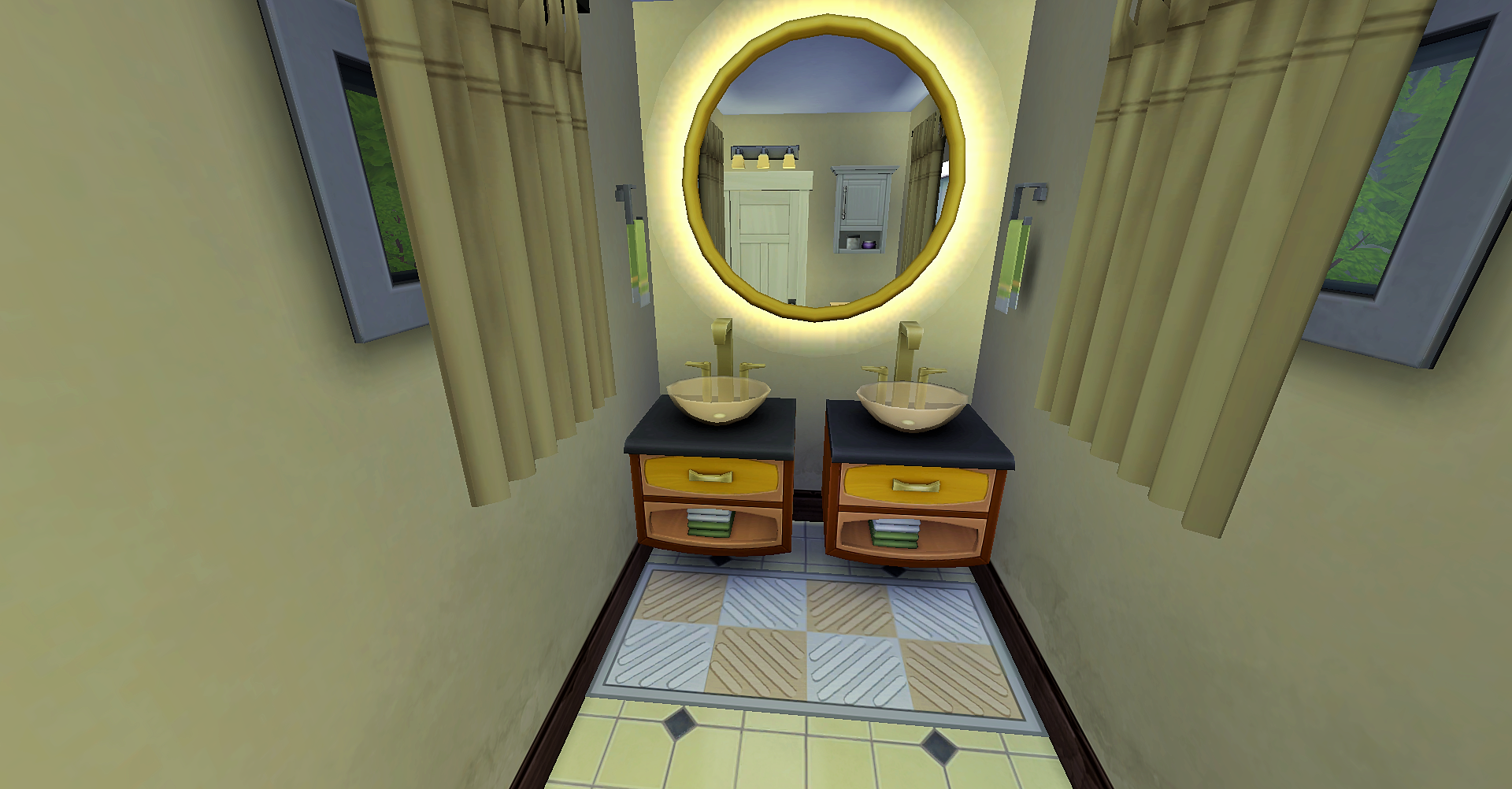 Mod The Sims - Two-story home with basement