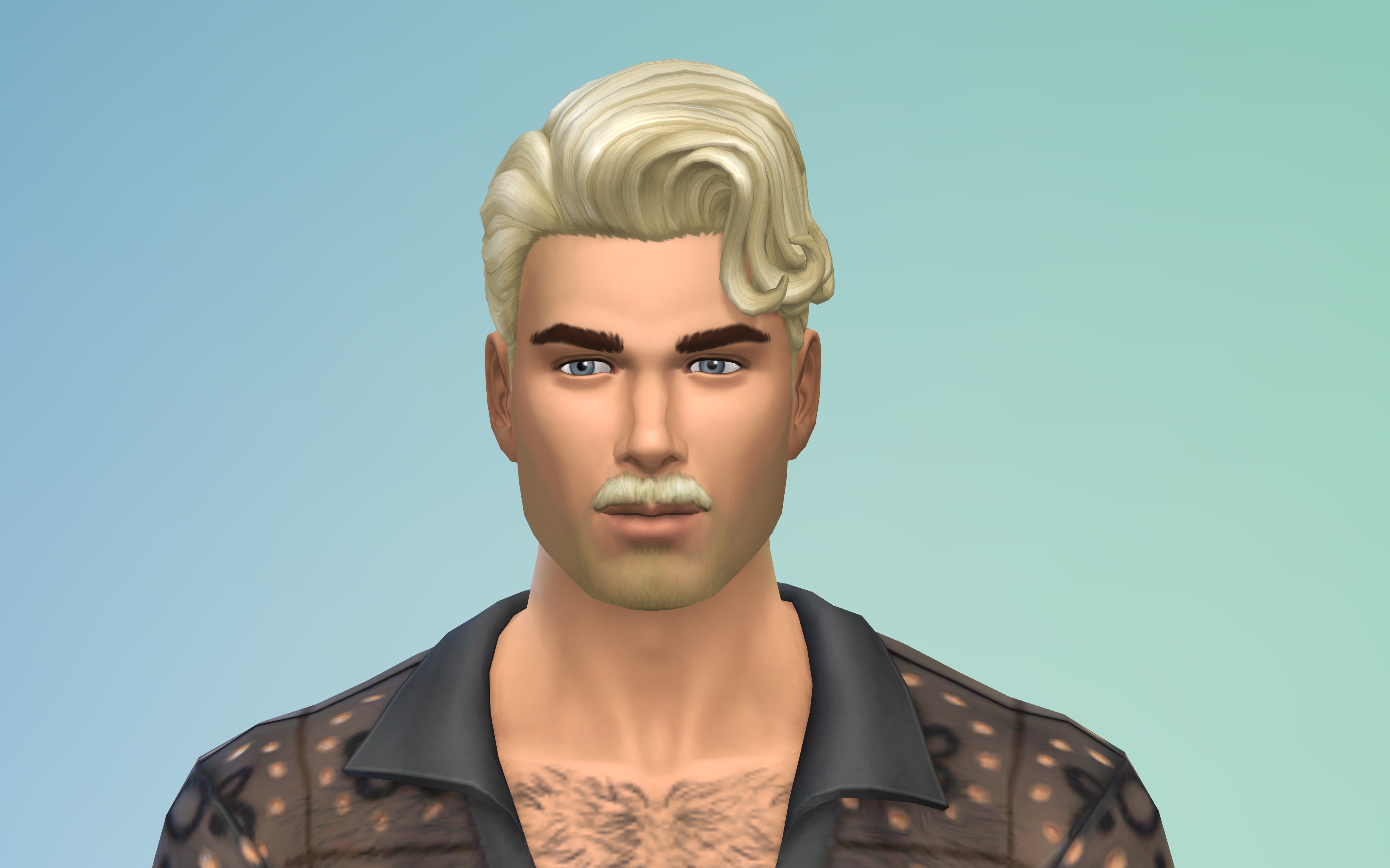 Mod The Sims - Mustache with stubble beard