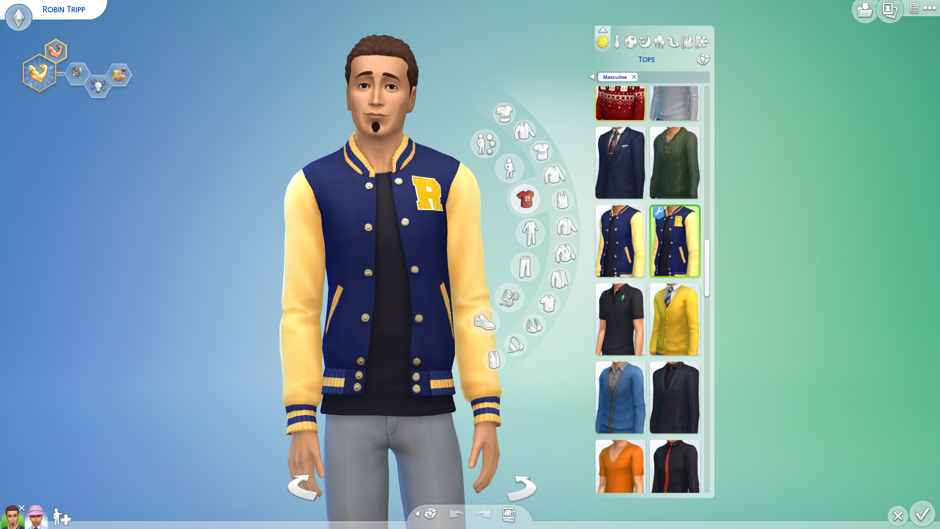 Mod The Sims - Riverdale High Varsity Letterman Jacket