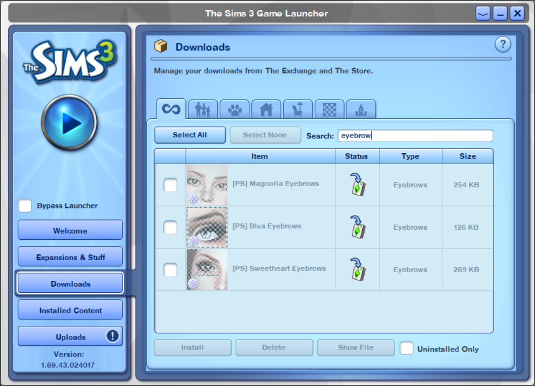 Mod The Sims - LD's Sims3Launcher (EA App/Origin) (1.69)