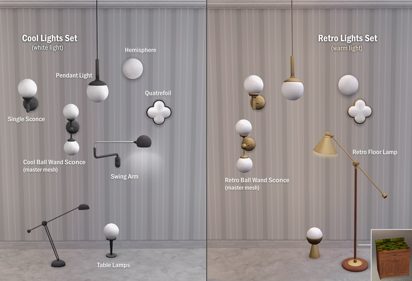 Mod The Sims - Lamp Collection