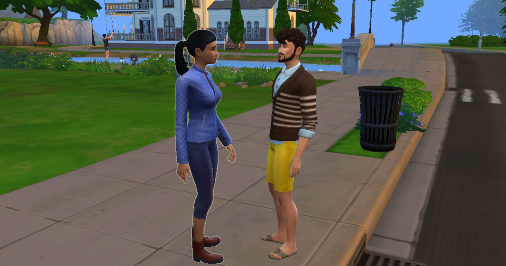 Mod The Sims - Social Interaction Carry over the Shoulder