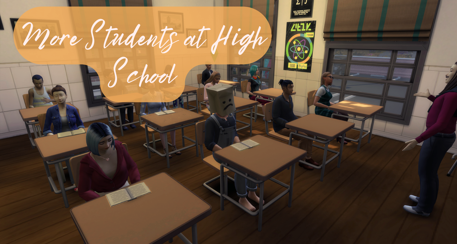 Mod The Sims More Students At High School