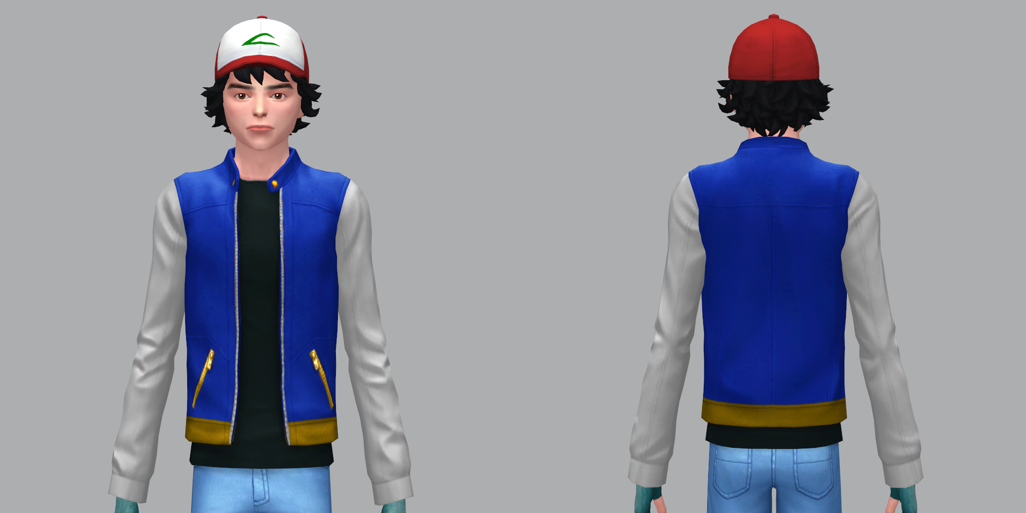 Mod The Sims - Ash Ketchum (Pokémon)