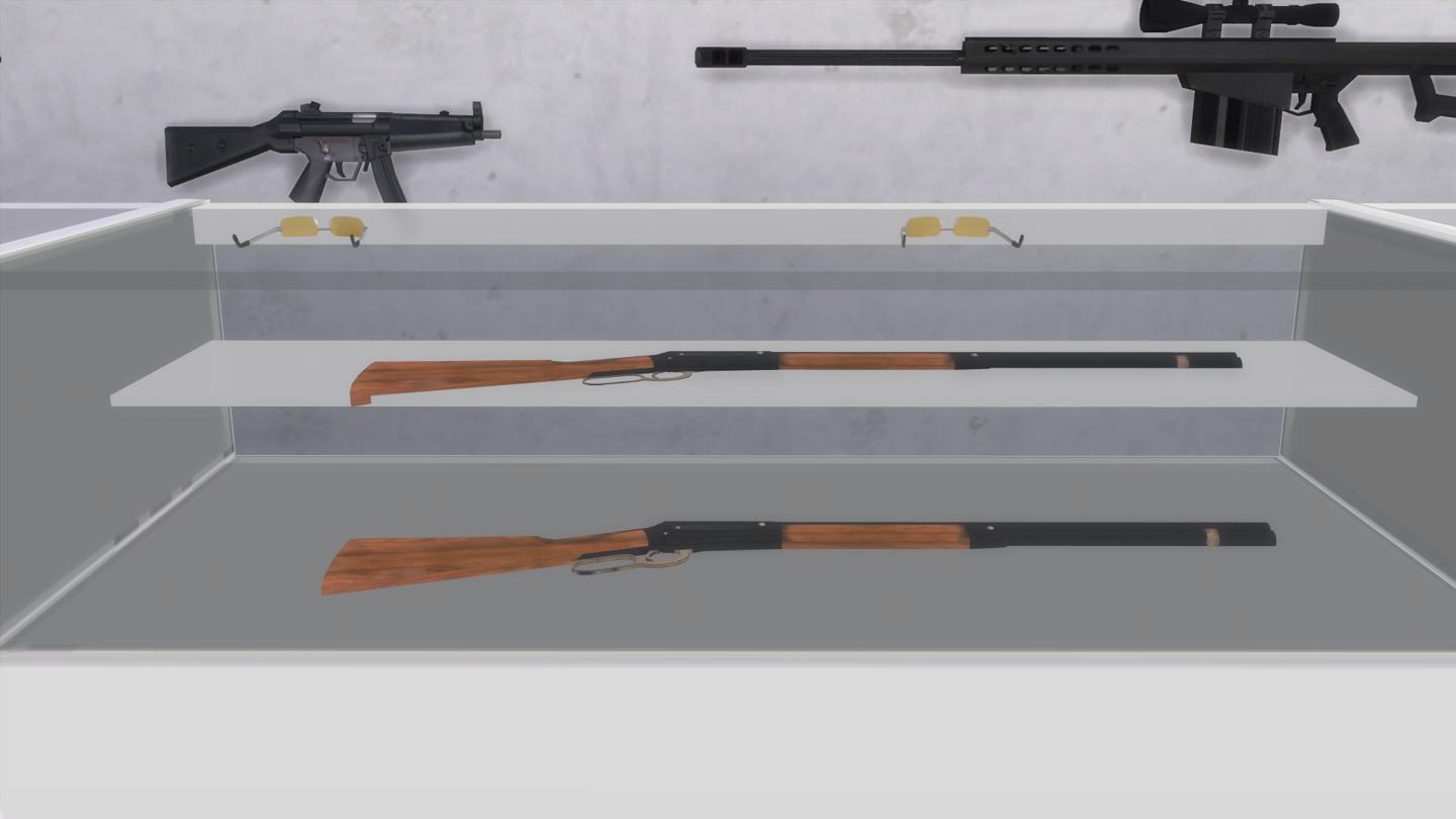 Mod The Sims - Moodlets from guns & accessories + functional gun safe