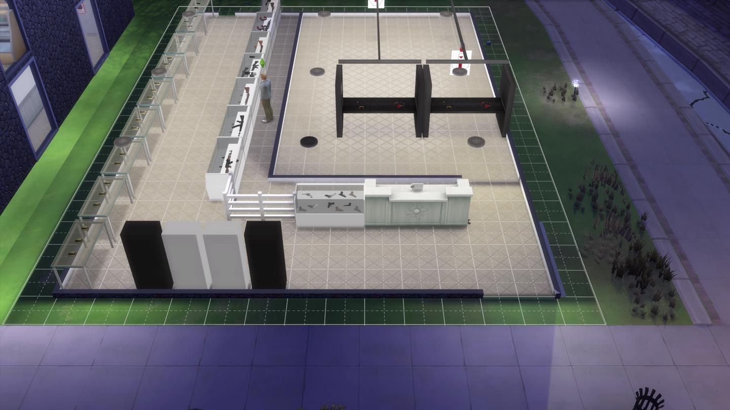 Mod The Sims - Moodlets from guns & accessories + functional gun safe