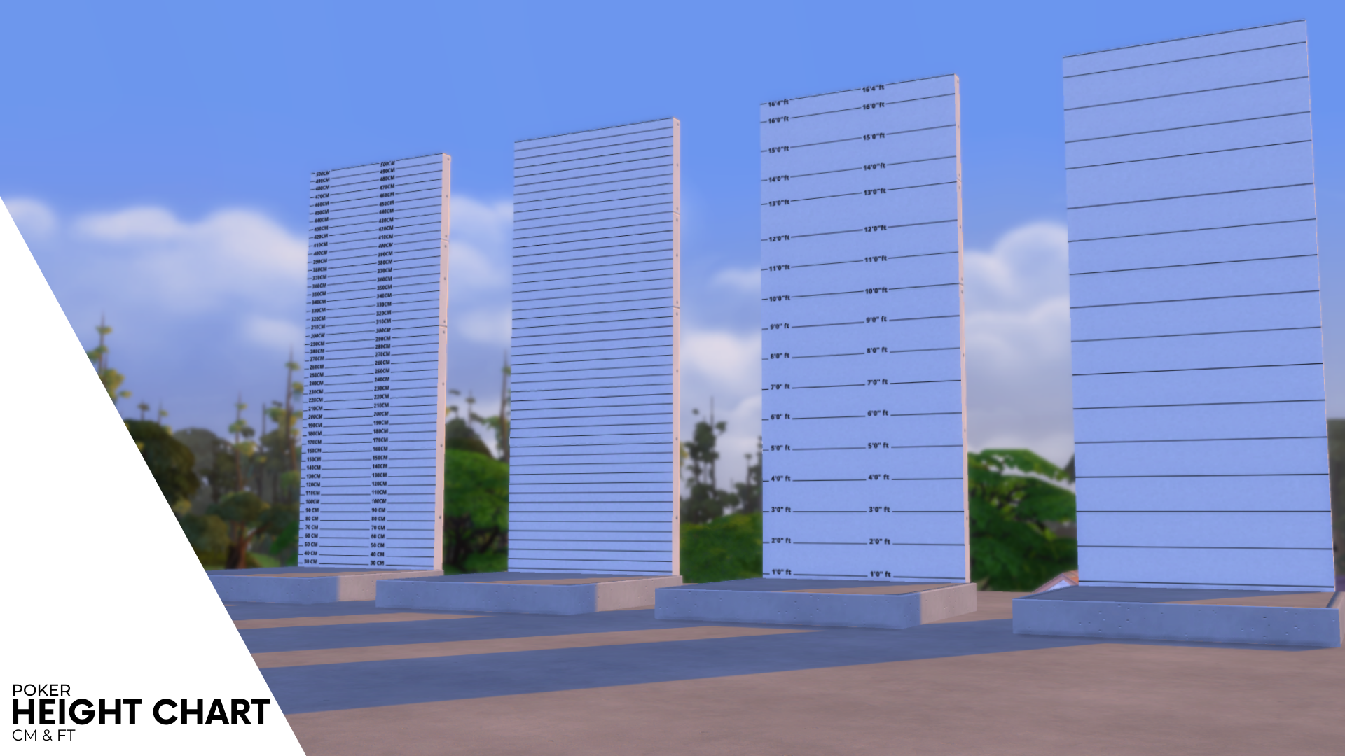 Mod The Sims - Height Chart