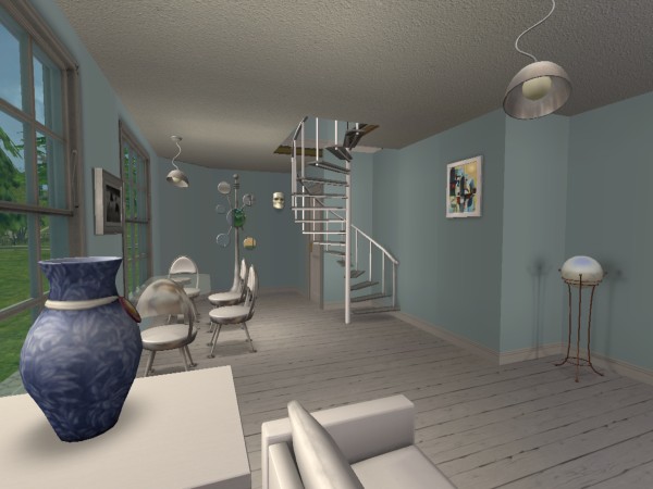 Mod The Sims - Modern Villa with an Outhouse (2br2bath)