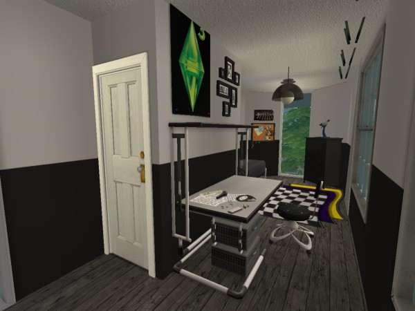 Mod The Sims - Modern Villa with an Outhouse (2br2bath)