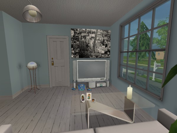 Mod The Sims - Modern Villa with an Outhouse (2br2bath)