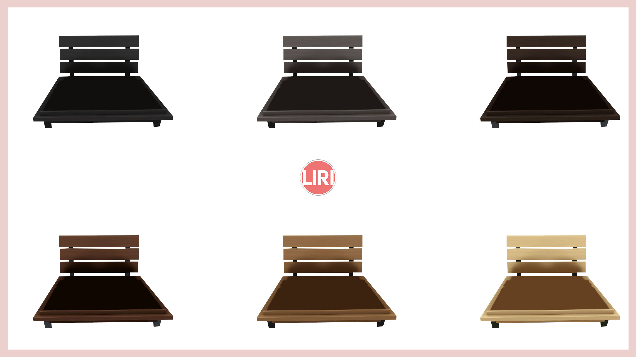 Mod The Sims - Double Futon Bed Separated