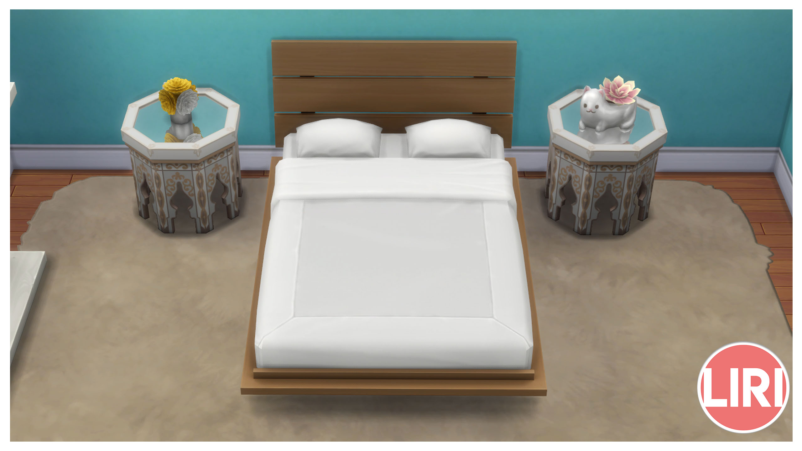 Mod The Sims - Double Futon Bed Separated