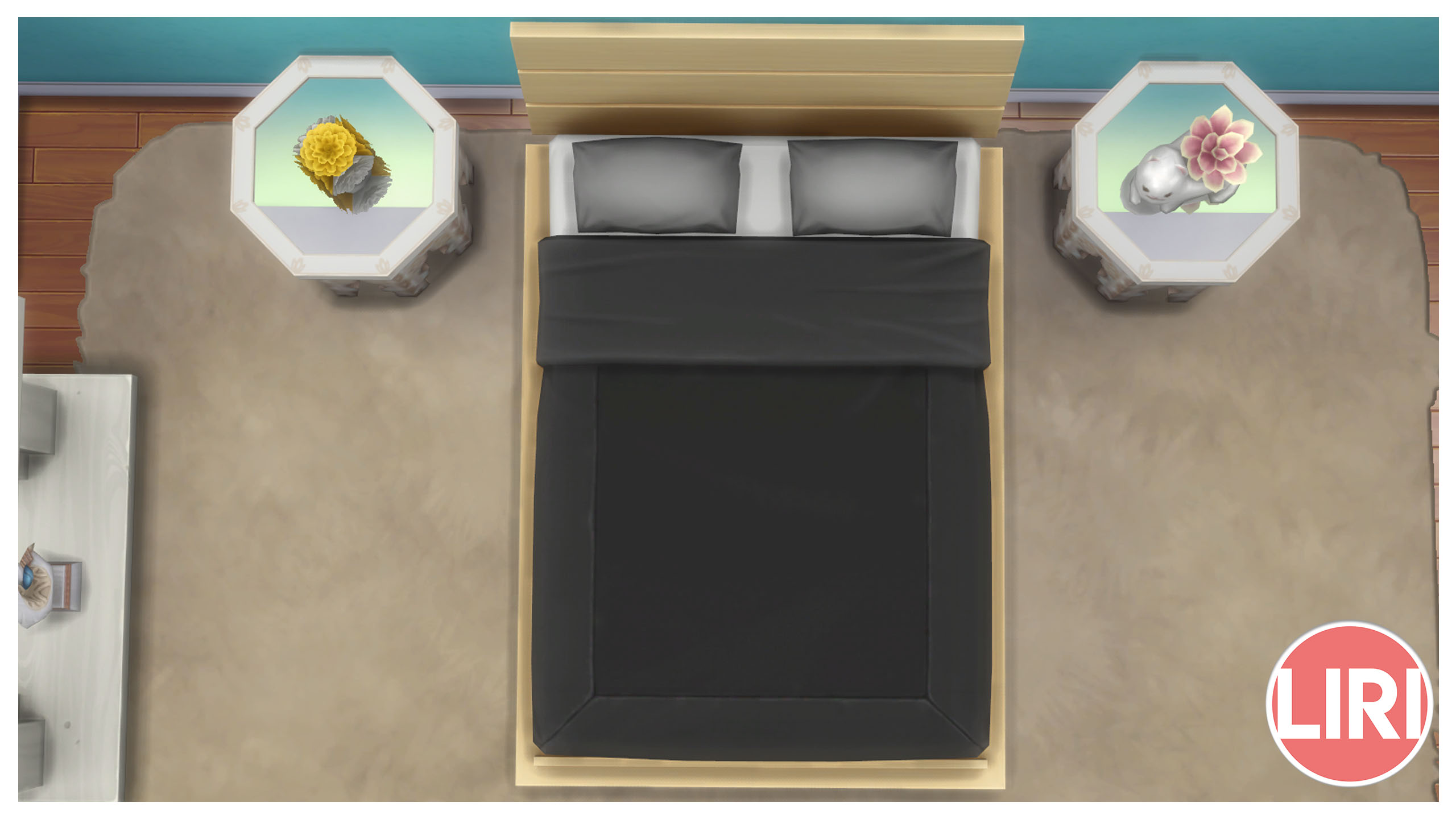 Mod The Sims - Double Futon Bed Separated