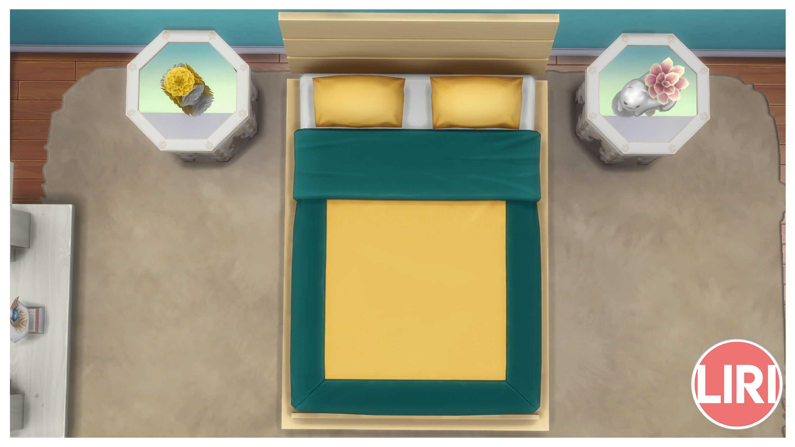 Mod The Sims - Double Futon Bed Separated