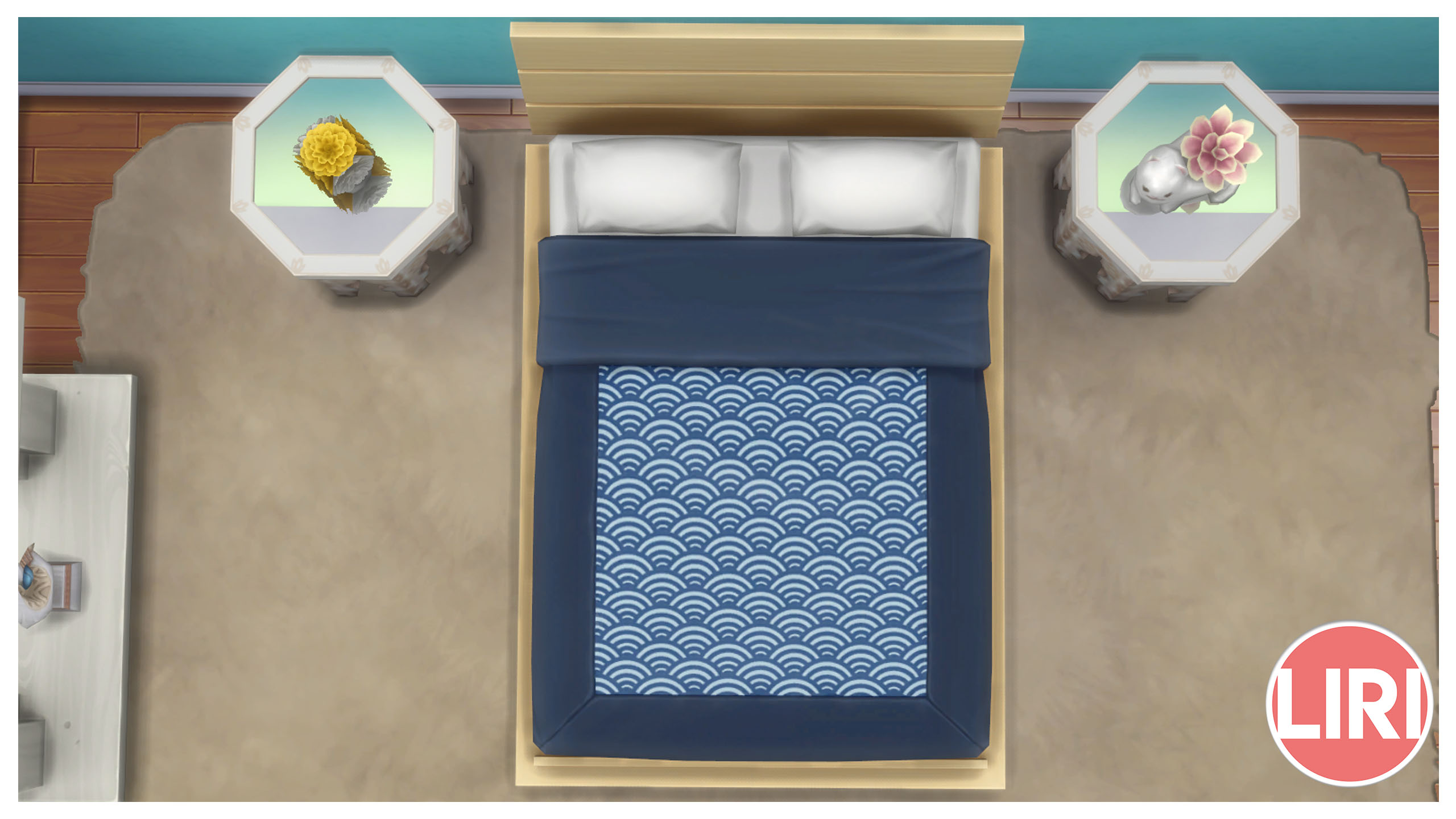 Mod The Sims - Double Futon Bed Separated