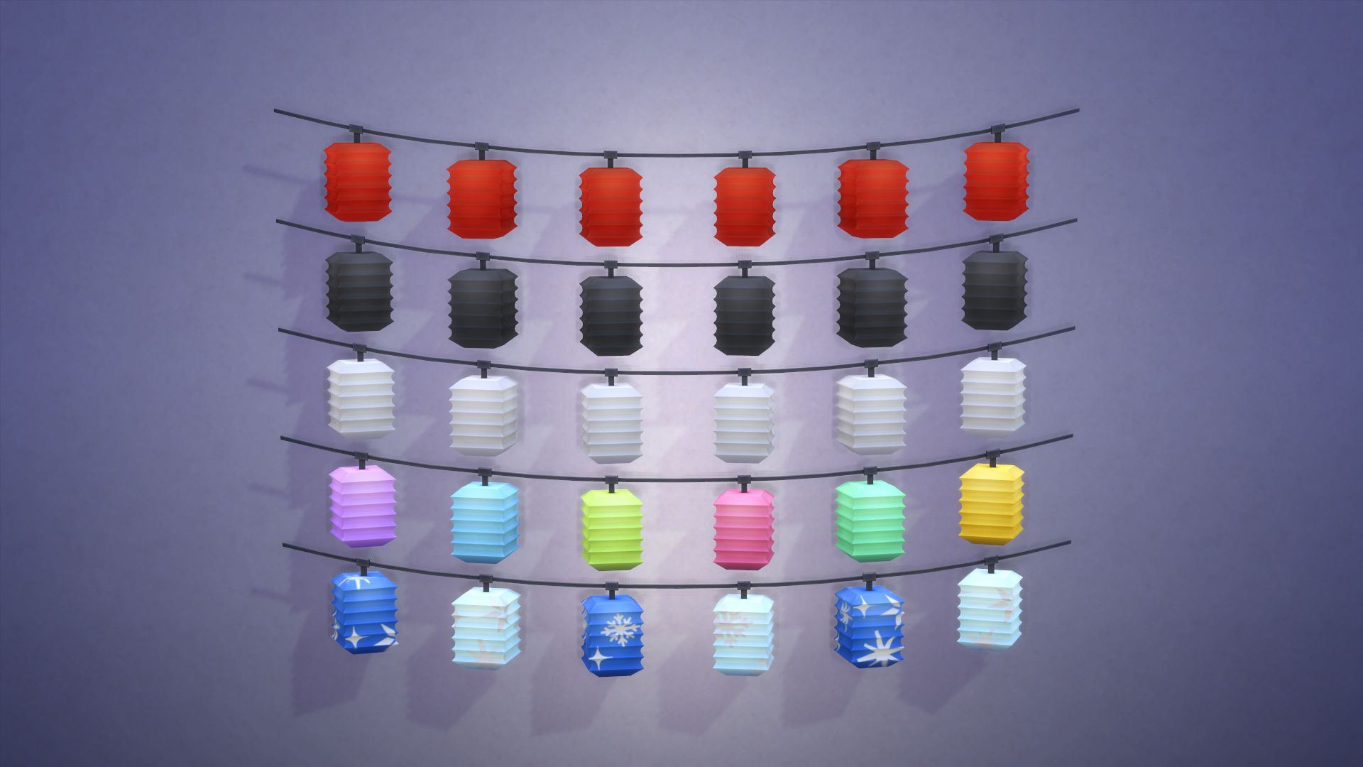 Mod The Sims - String Lights Without Poles