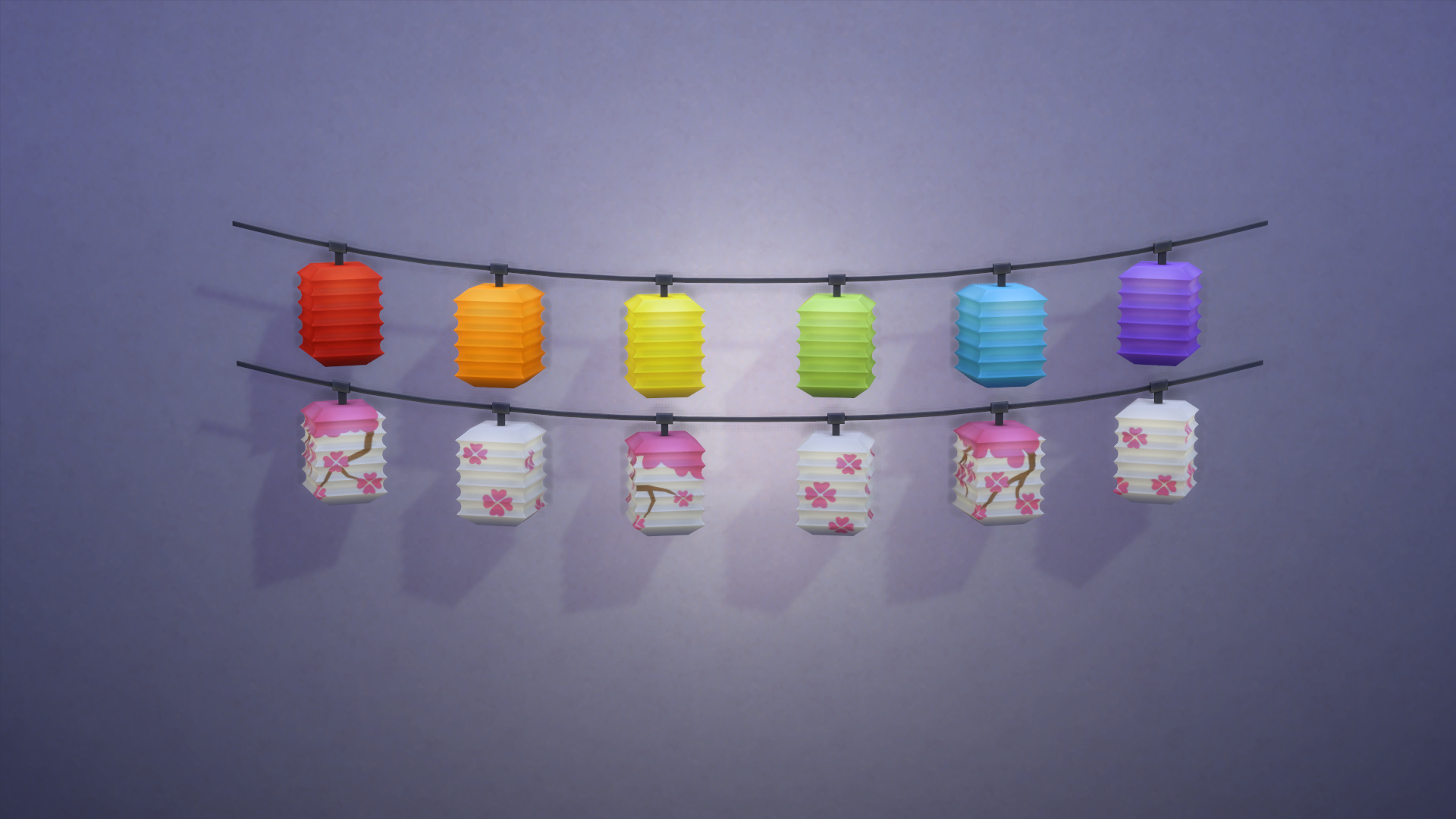 Mod The Sims - String Lights Without Poles