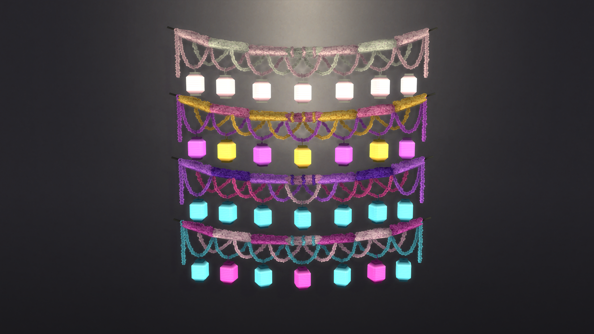 Mod The Sims - String Lights Without Poles