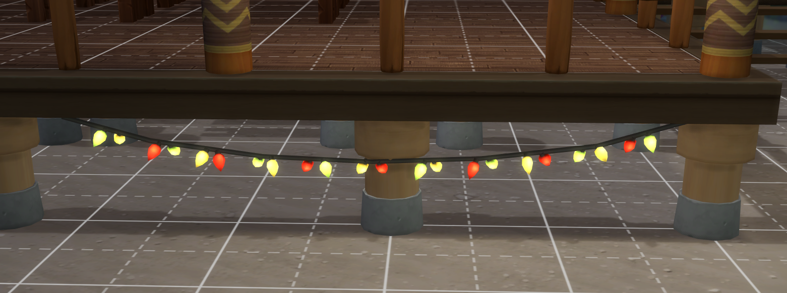 Mod The Sims - String Lights Without Poles