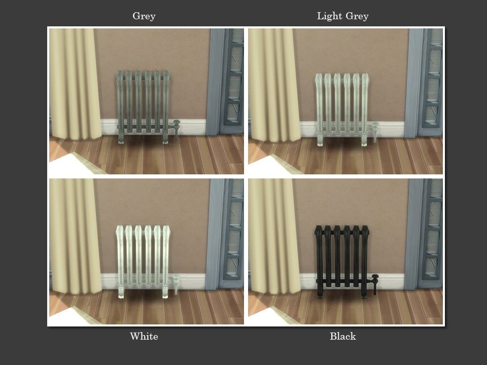 Mod The Sims - Vintage Radiator Heater