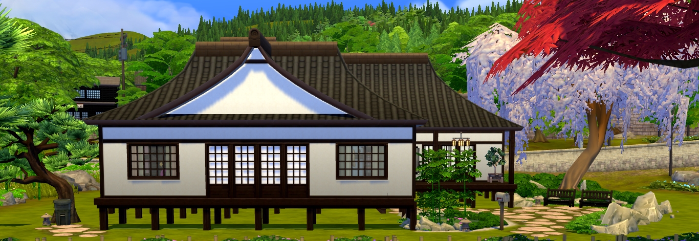 Mod The Sims - Traditional Japanese Home (no CC)