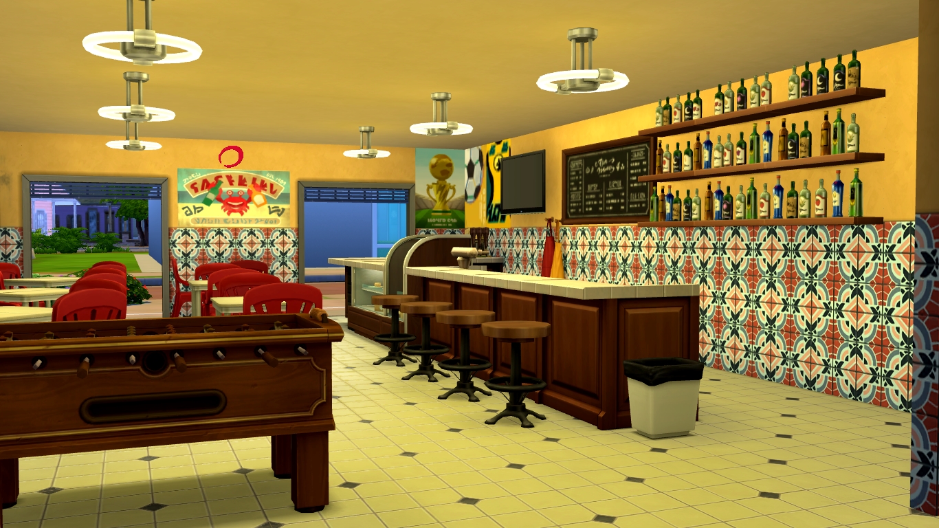 Mod The Sims - Bar do Zé! - Low Class Brazilian Bar (no CC/sem CP)
